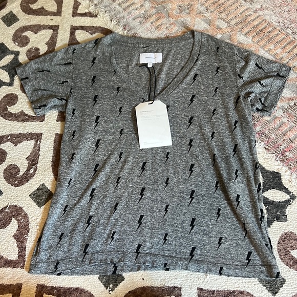 Current/Elliott | Tops | Current Elliott Lightning Bolt Tshirt Its ...